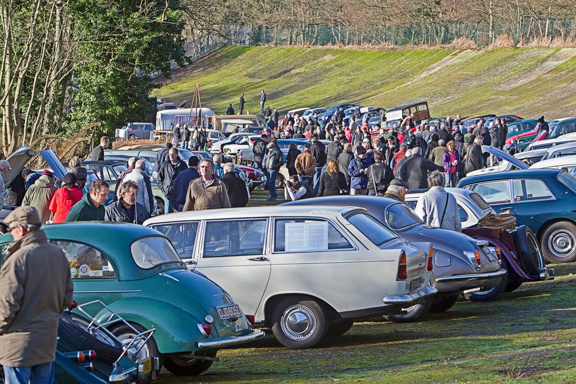 New Year's Day Classic Cars Gathering at Brooklands Museum Weybridge ...