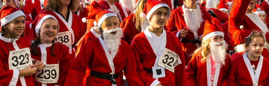 Santa Fun Run - Woking & Sam Beare Hospices - Join In The Fun & Help ...