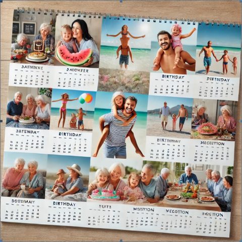 How to Create Meaningful Family Photo Calendars